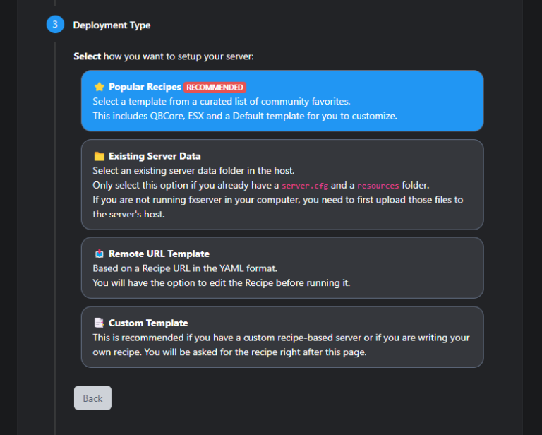 How to Deploy Server Frameworks in FiveM - 0Resmon