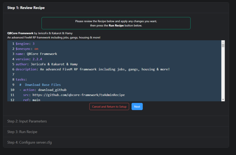 How to Deploy Server Frameworks in FiveM - 0Resmon